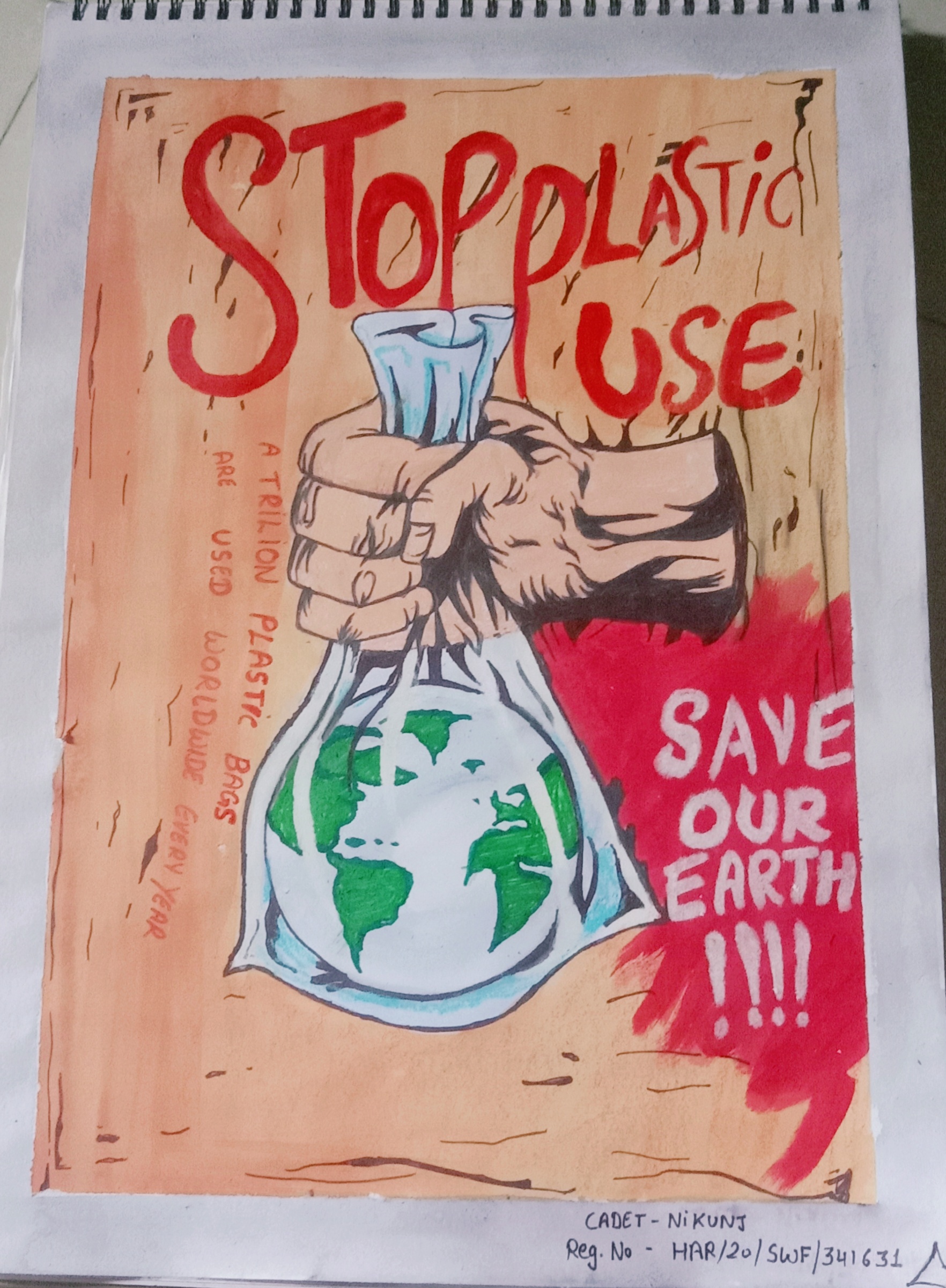 Stop pollution – India NCC