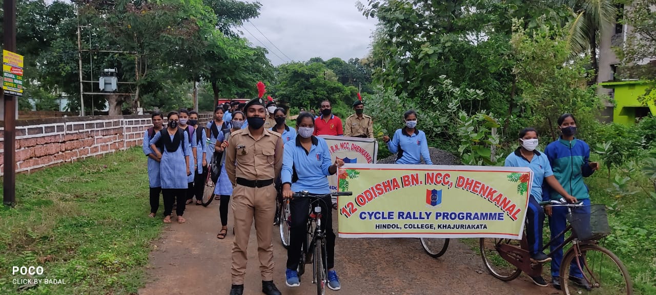 Cycle rally program – India NCC