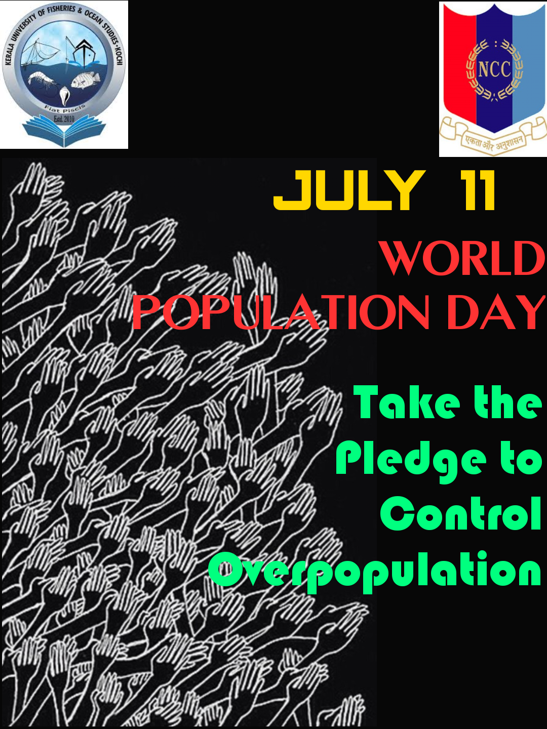 Poster Making on World Population Day – India NCC