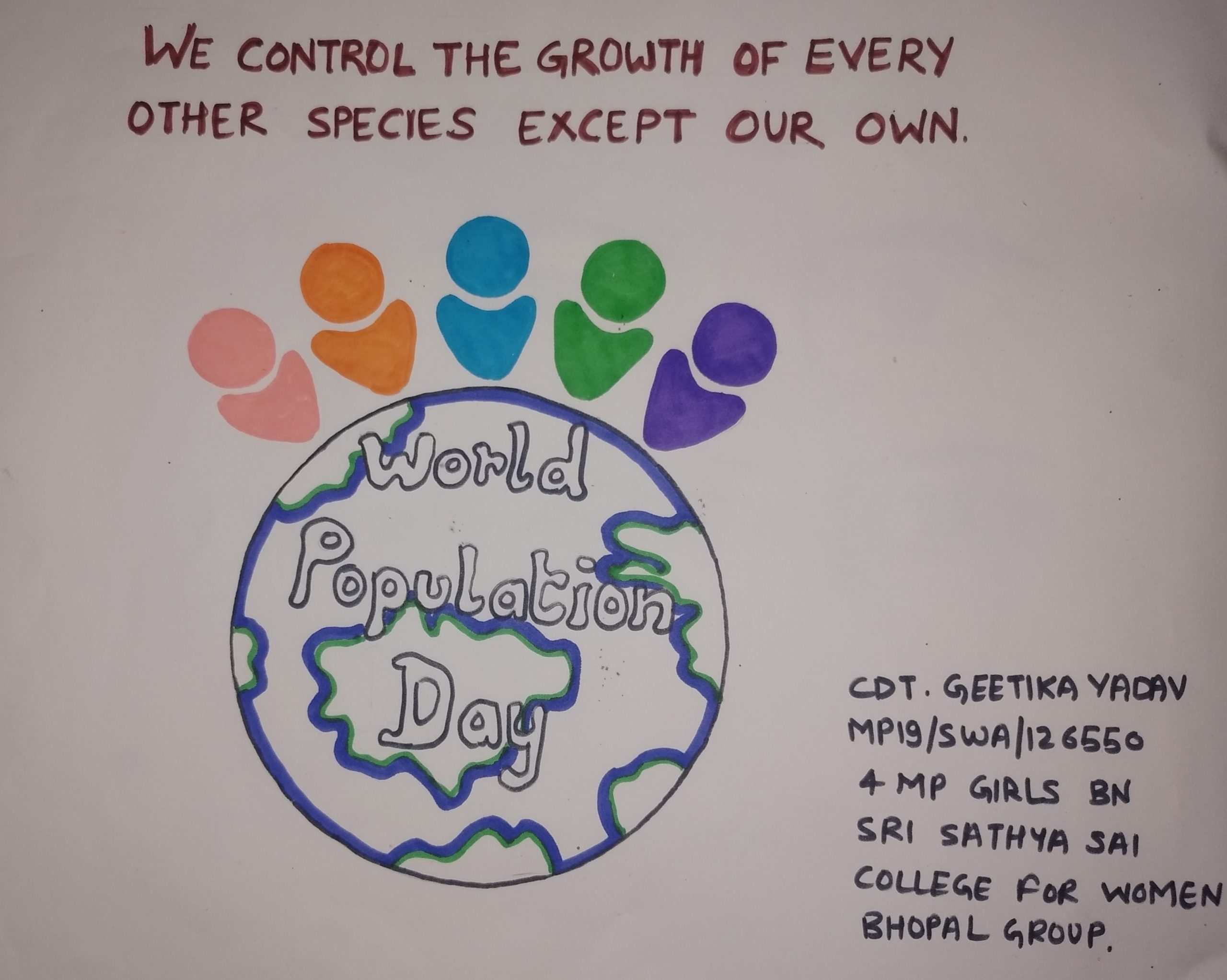 World population day – India NCC