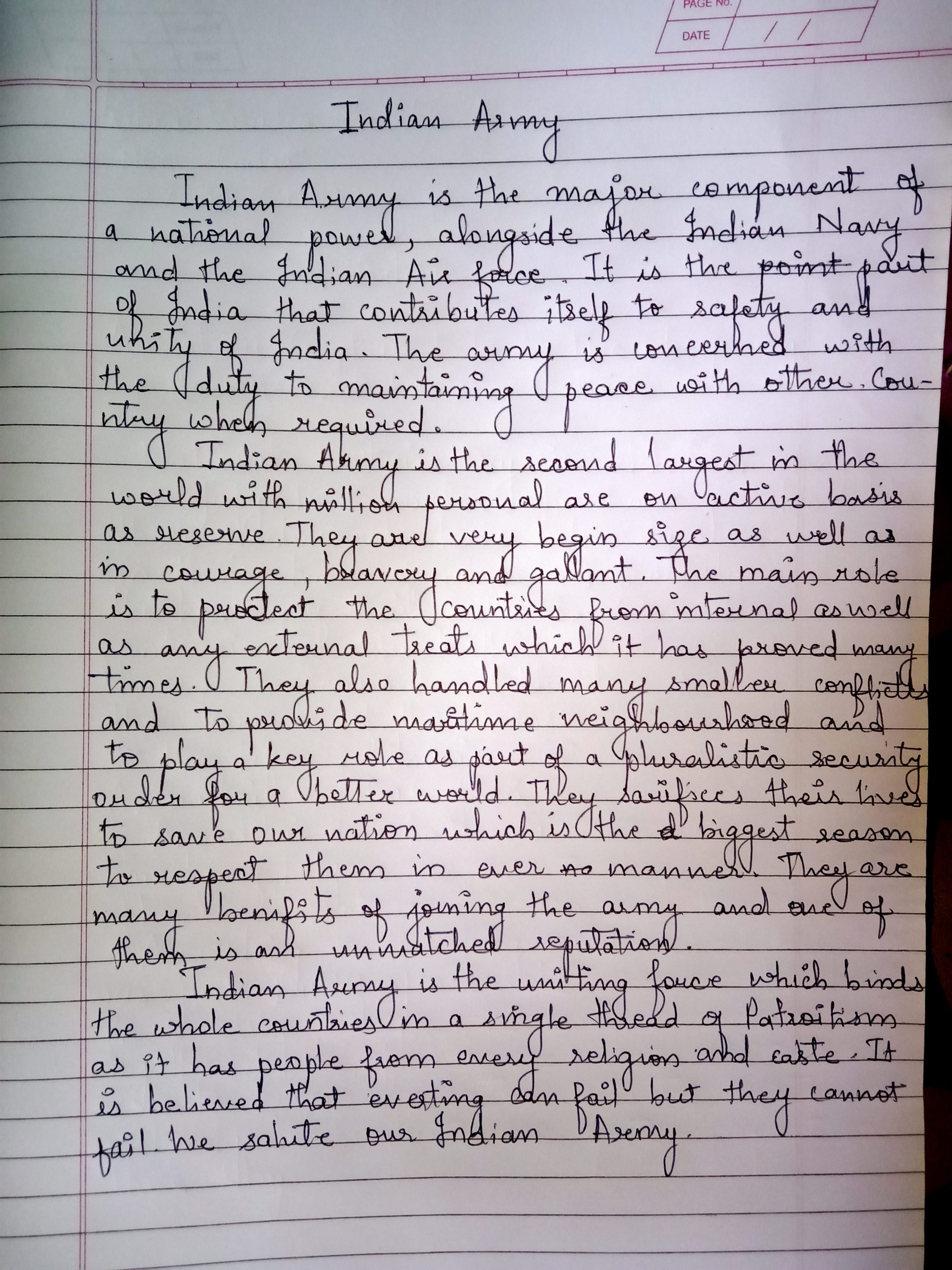 The Indian Army – India NCC