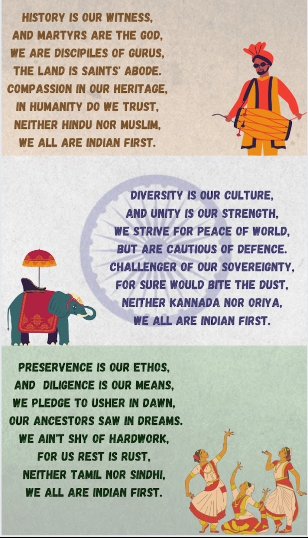 Patriotic Poem – India NCC