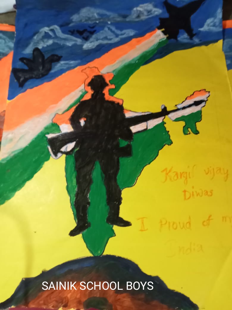 kargil war drawing – India NCC