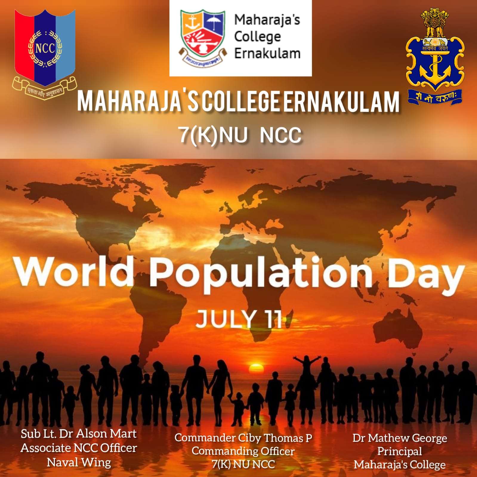 World population day – India NCC