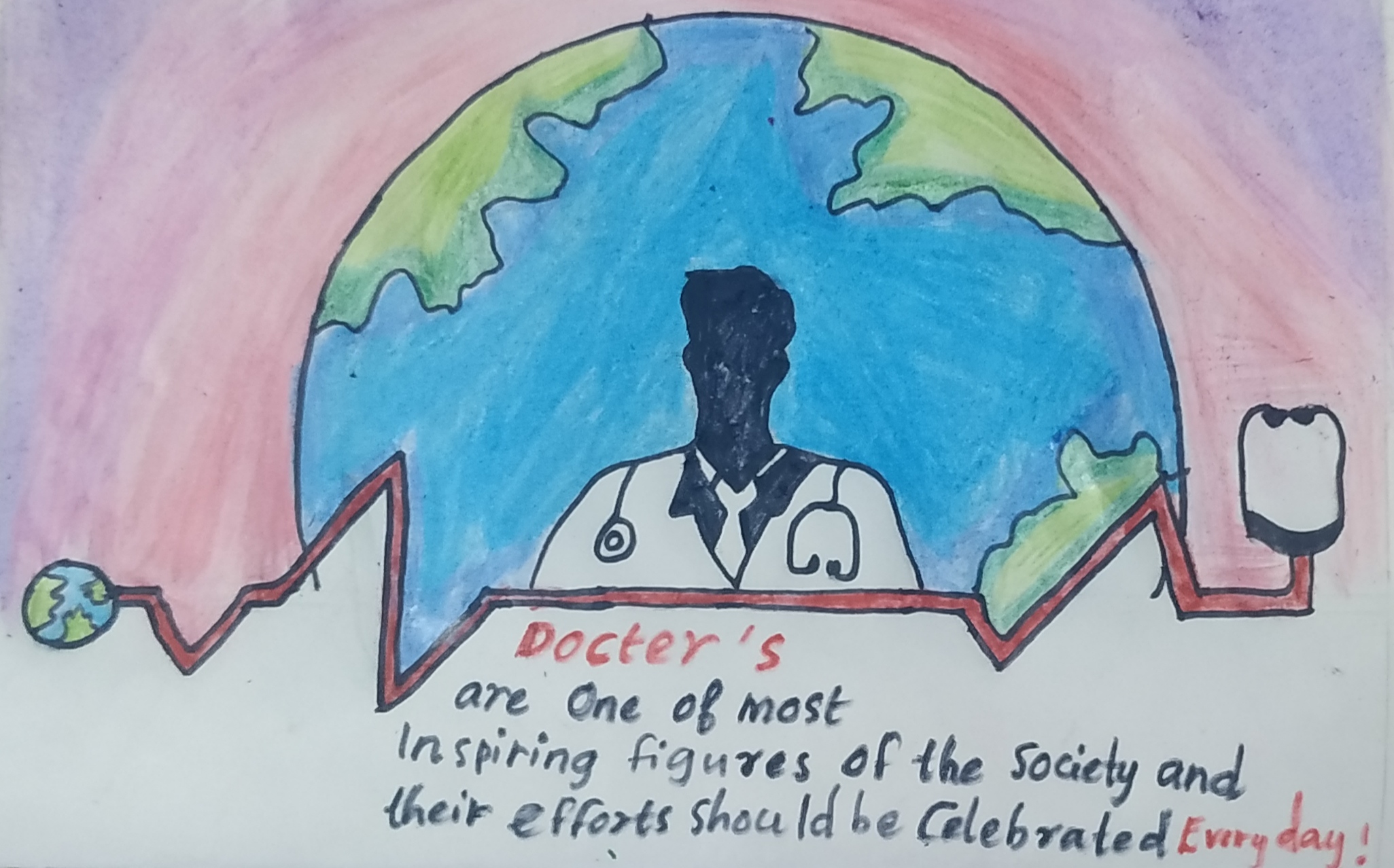 Doctor's day poster – India NCC