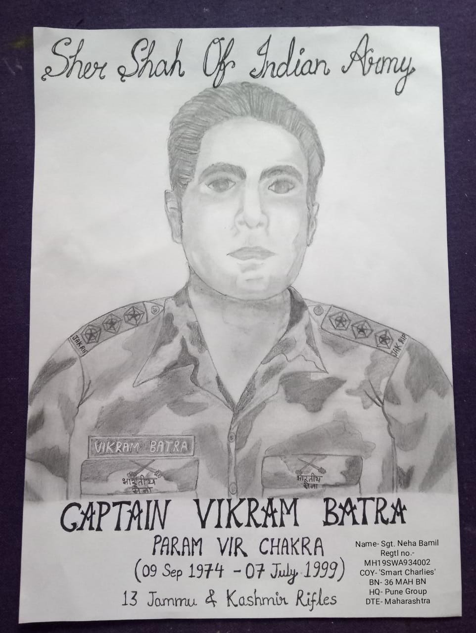 Tribute to Capt. Vikram Batra – India NCC