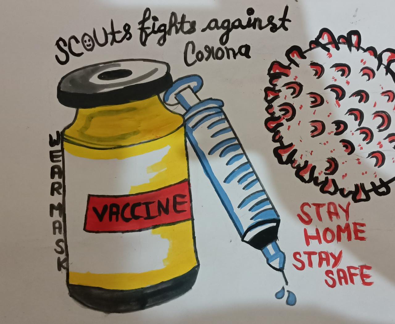 Poster on vaccination – India NCC