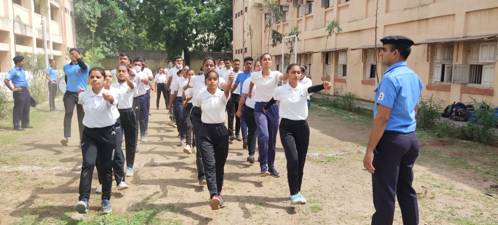 Parade training – India NCC