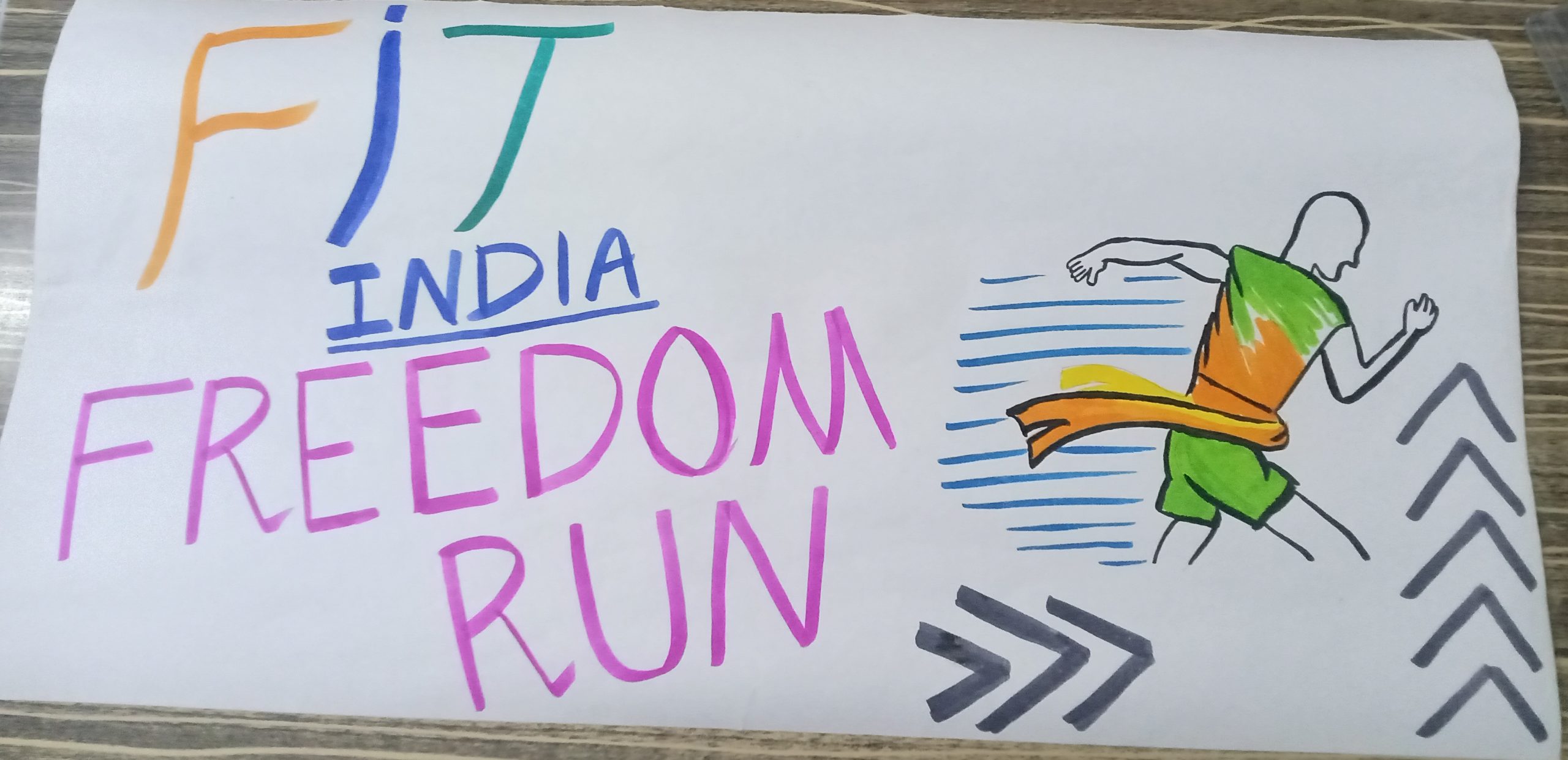Fit India Freedom Run poster – India NCC