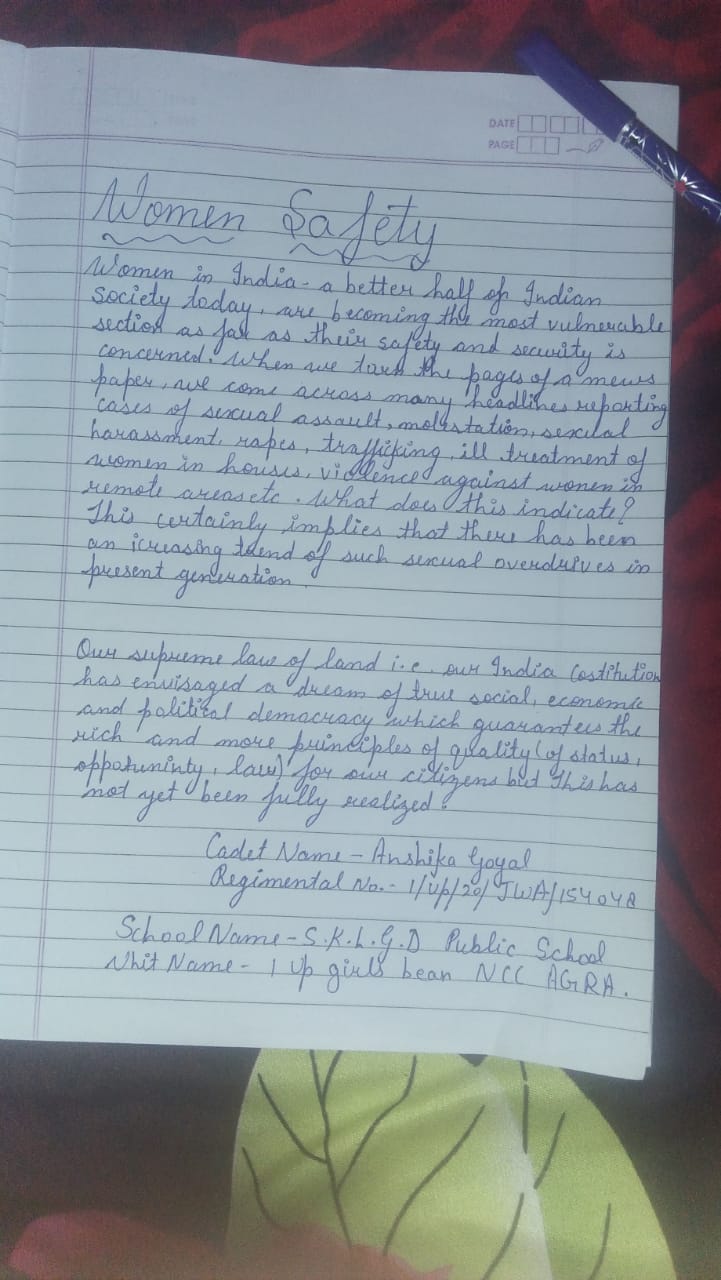 Women Safety – India NCC