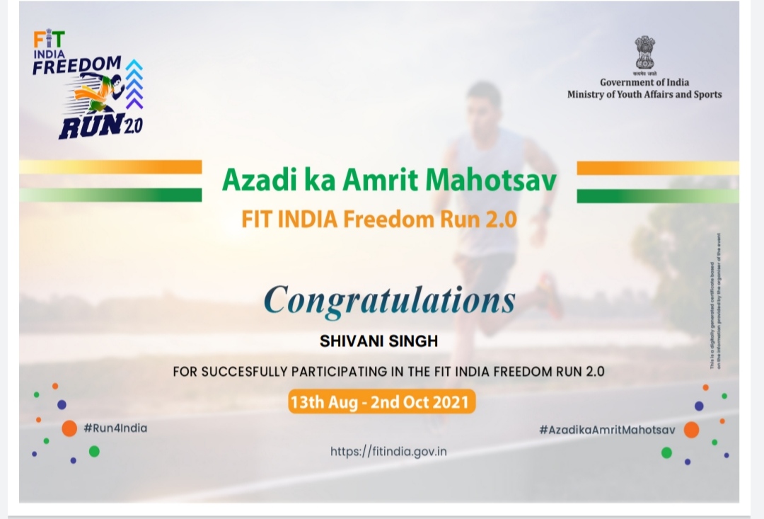 Fit India Freedom Run 2.0 – India NCC