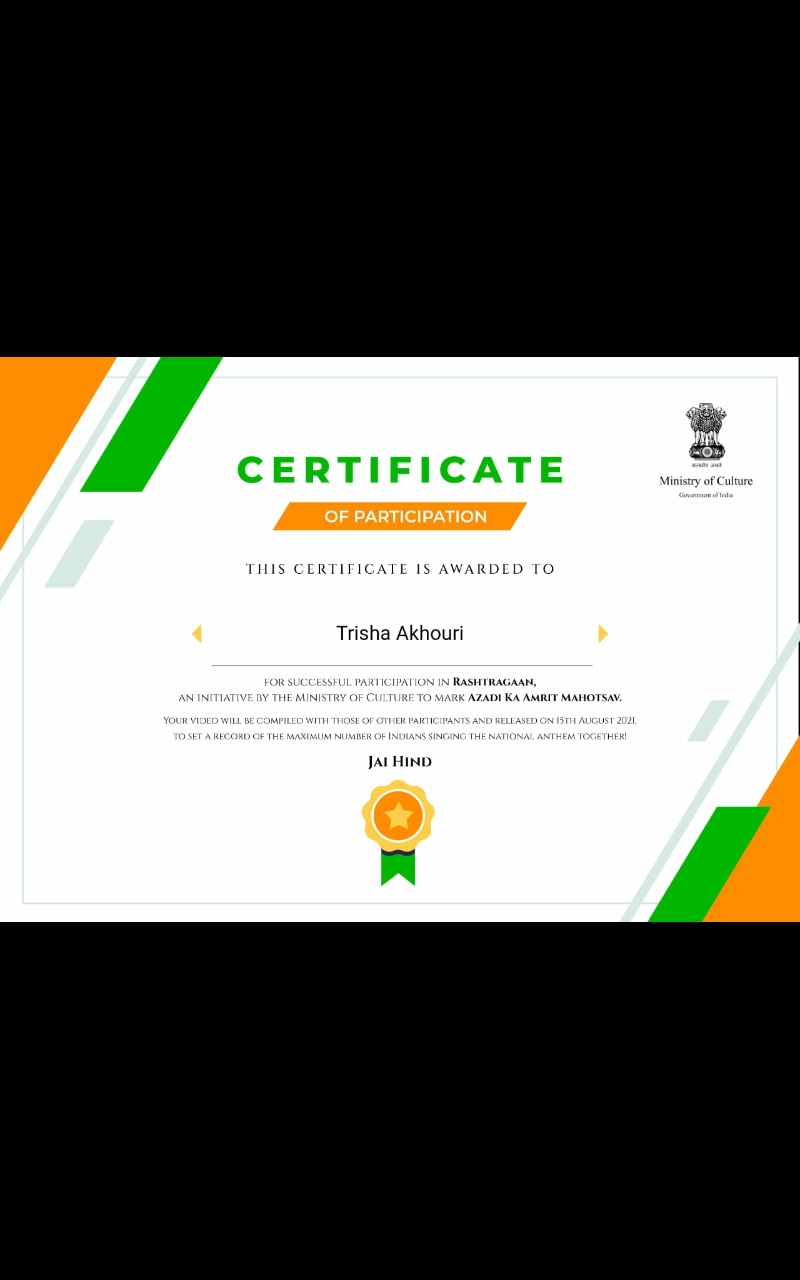 NATIONAL ANTHEM – India NCC