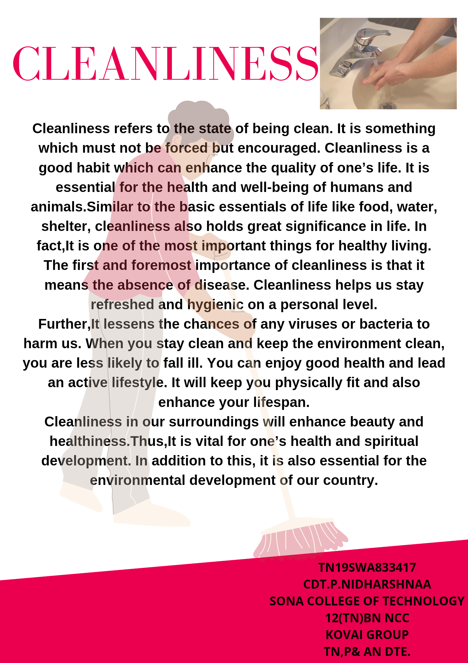 Cleanliness – India NCC