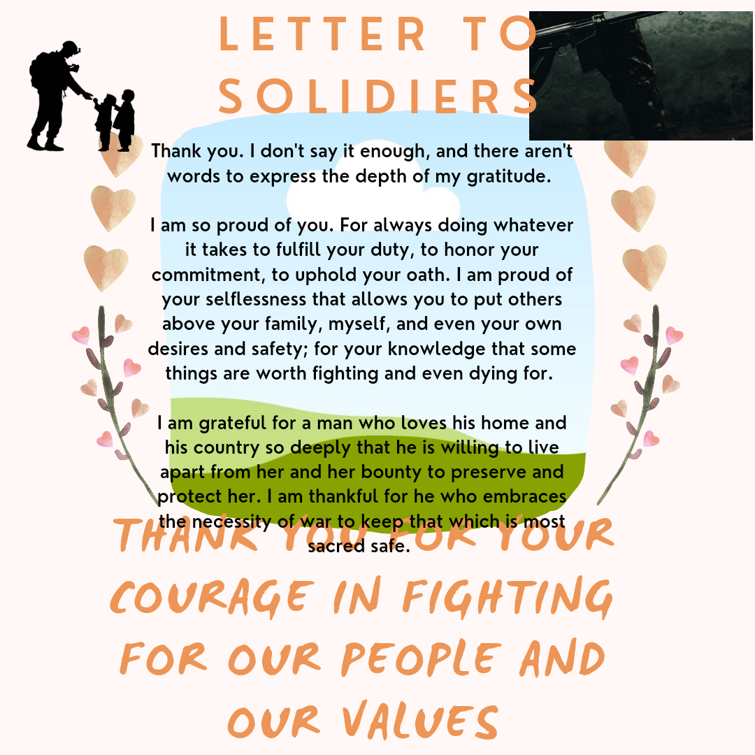 LETTER TO SOLDIERS – India NCC