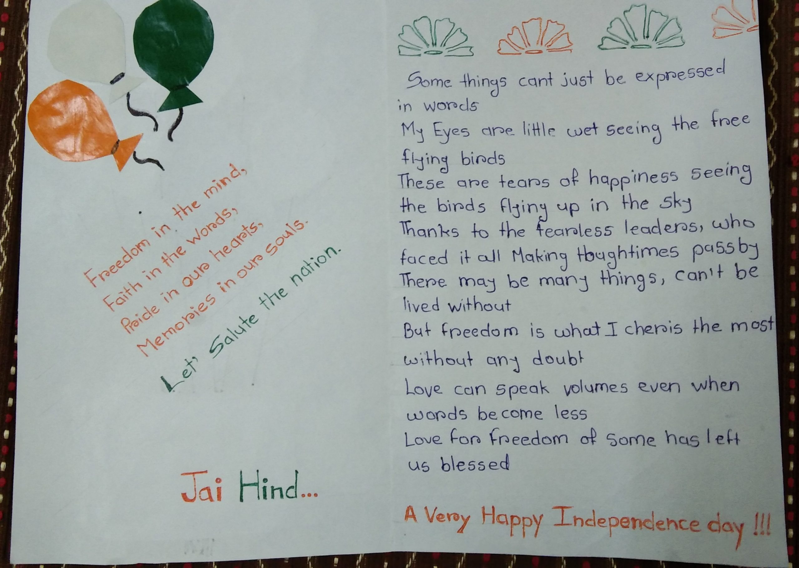 Azadi ka amrit mahotsav greeting card – India NCC