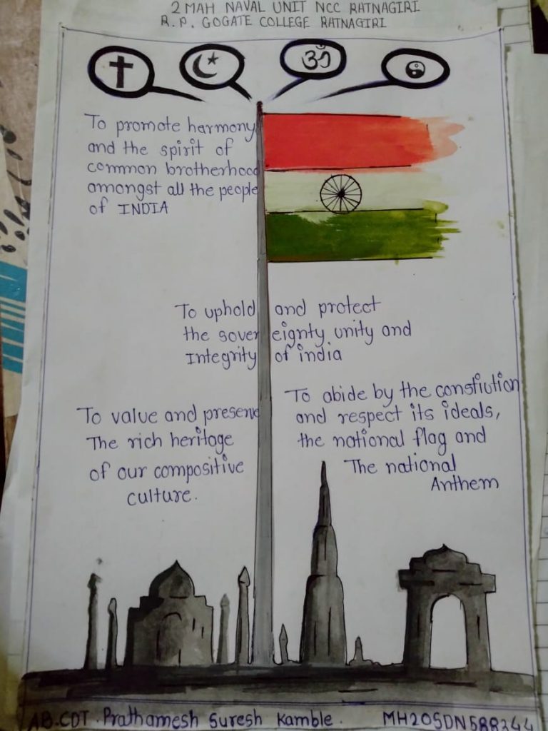 Poster making – India NCC