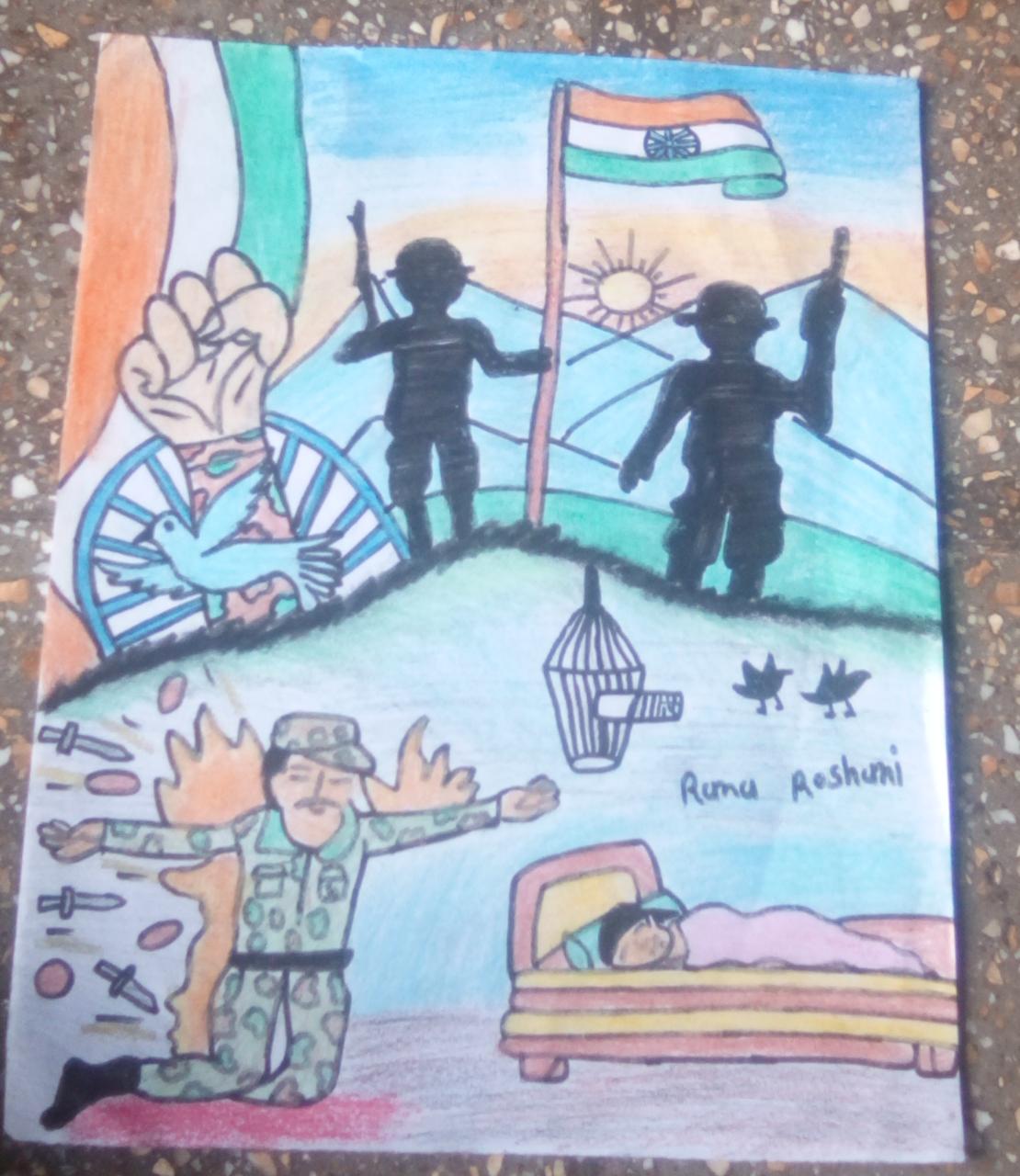 Poster making Independence Day – India NCC