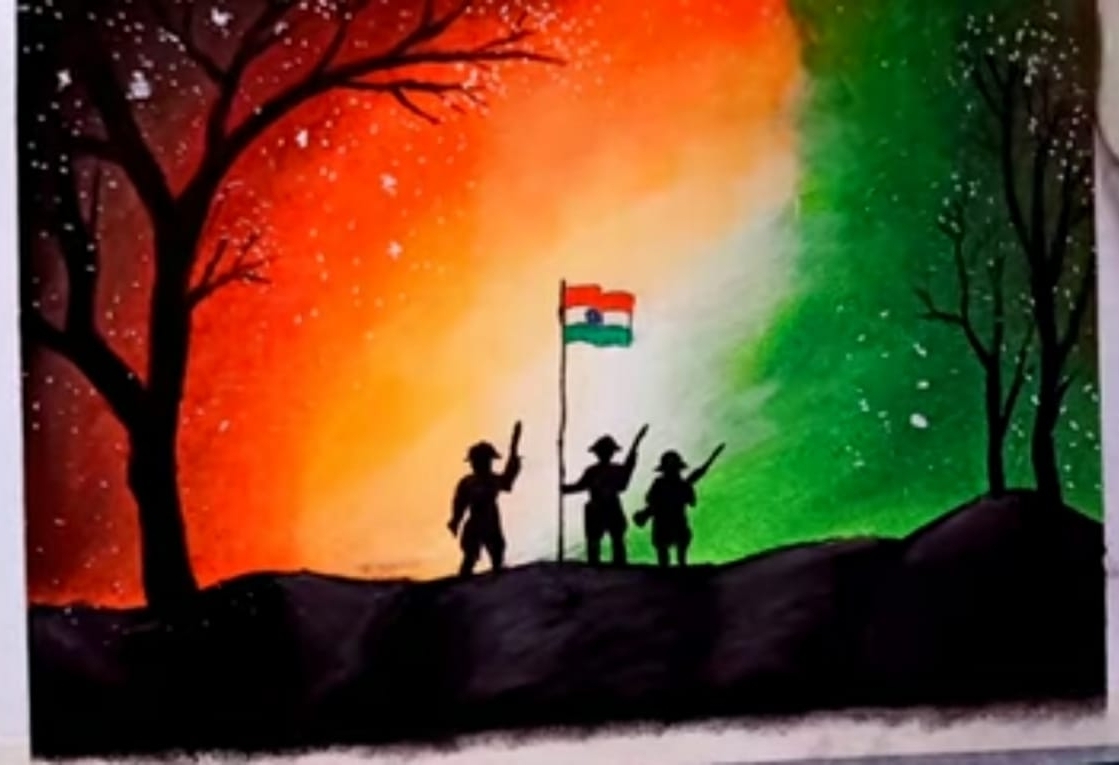 Painting of 15 August – India NCC