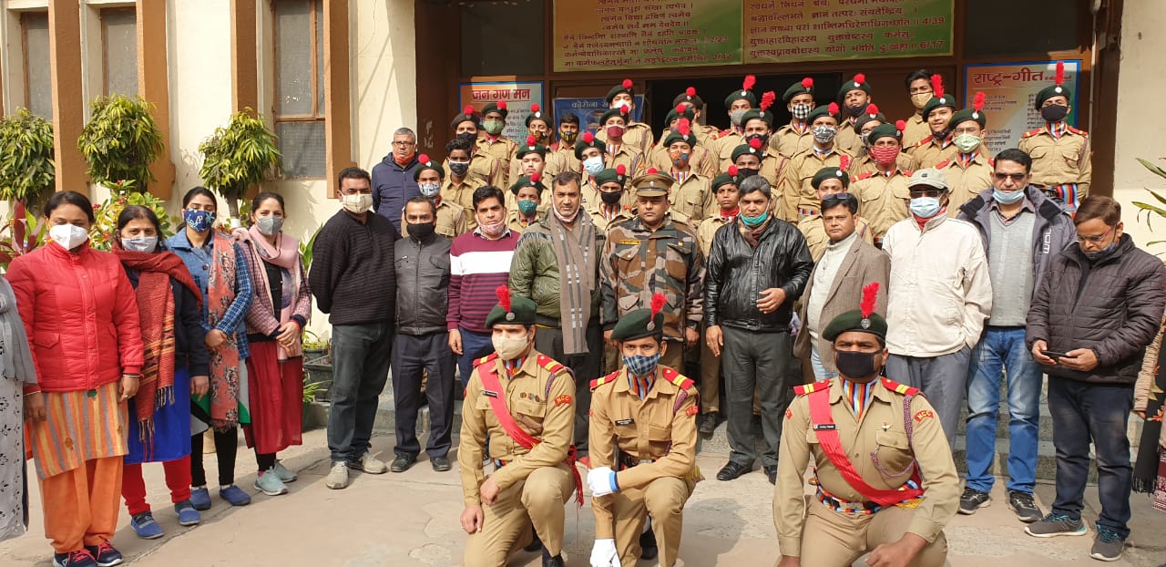 On red fort – India NCC