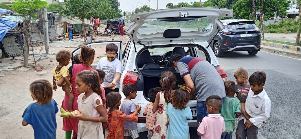 Food distribution – India NCC