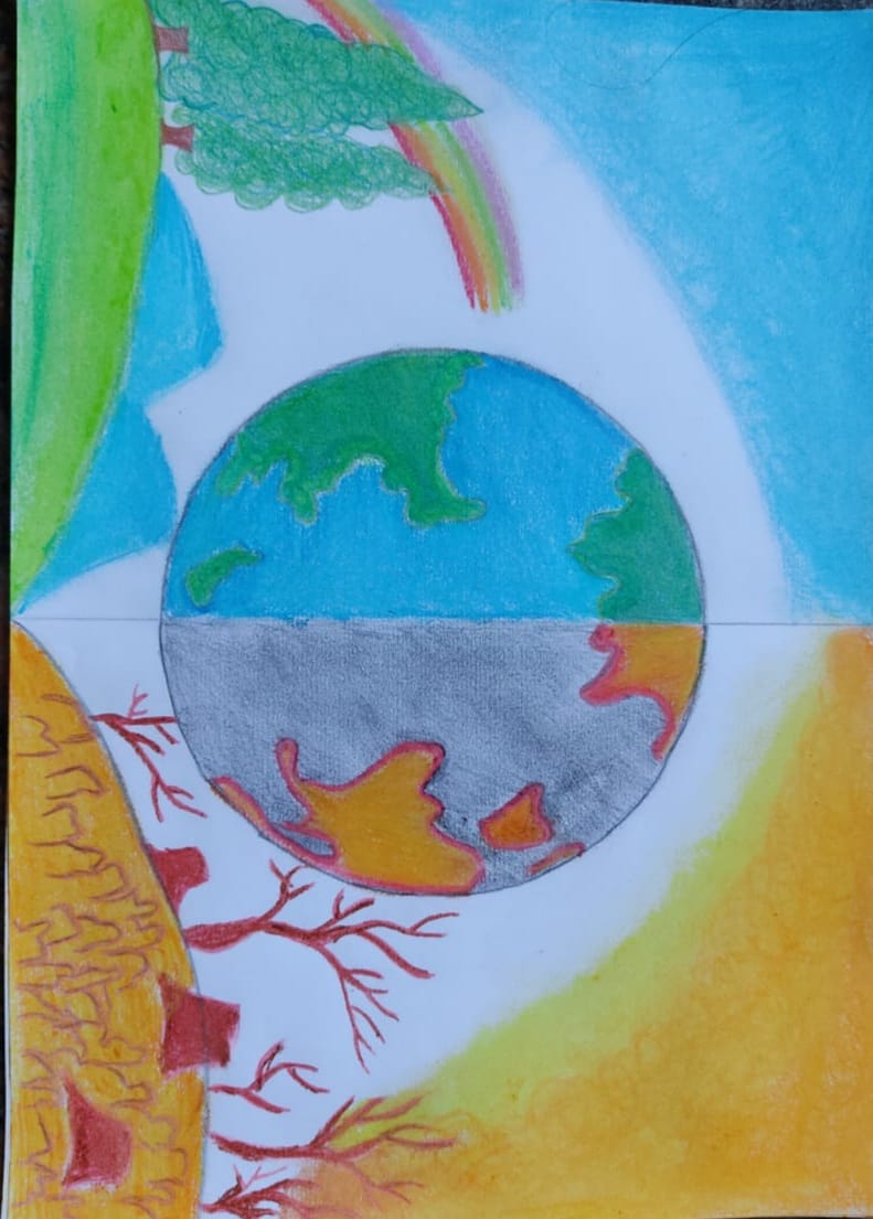 Drawing by SW cadets – India NCC