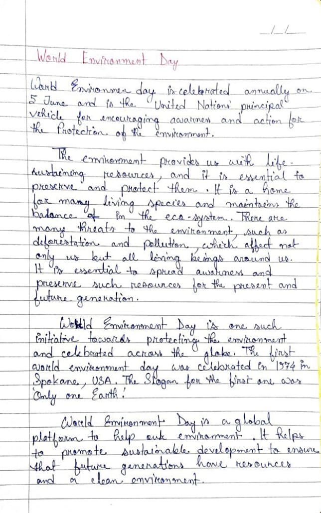 World Environment Day – India NCC