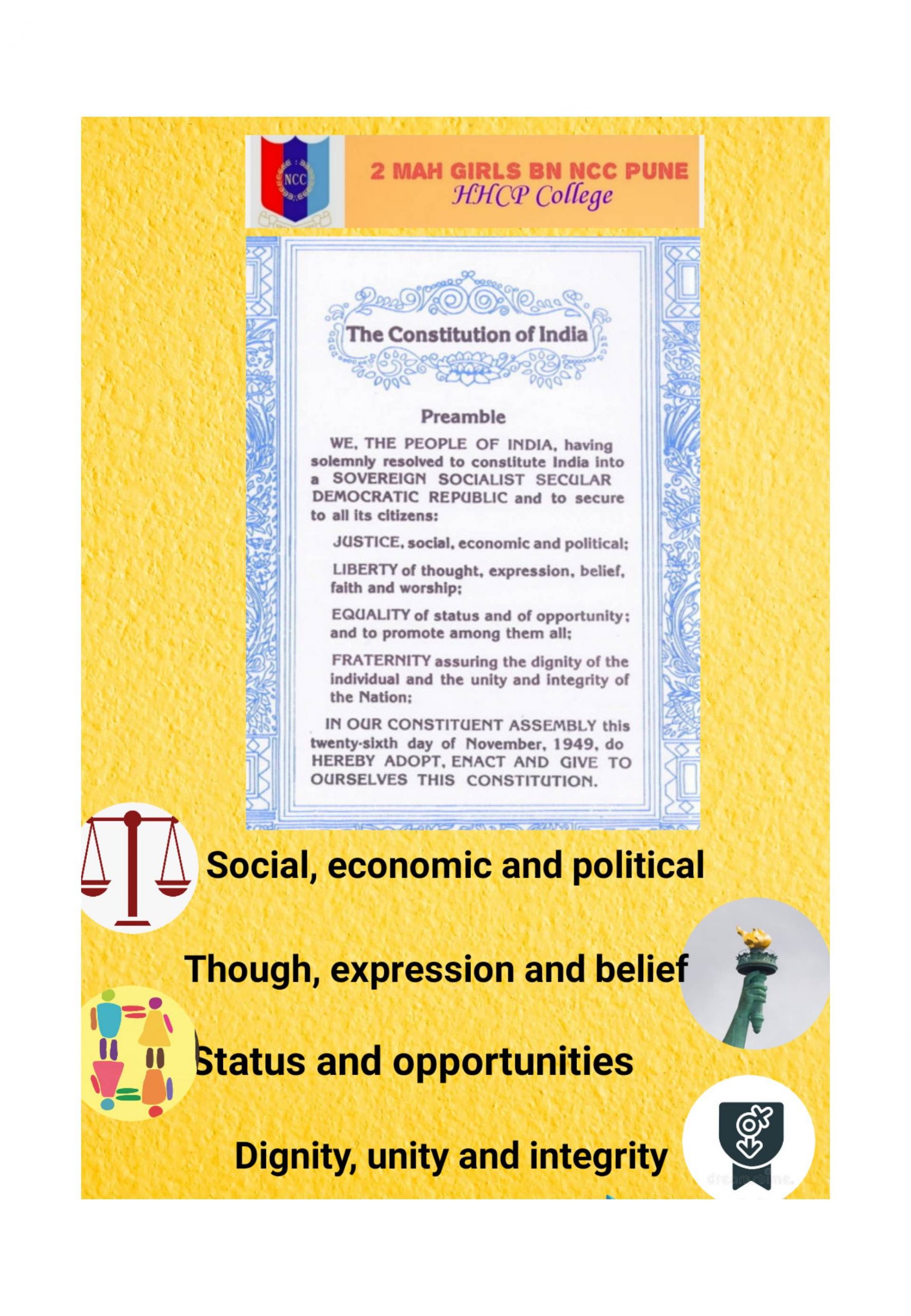 Preamble of India – India NCC