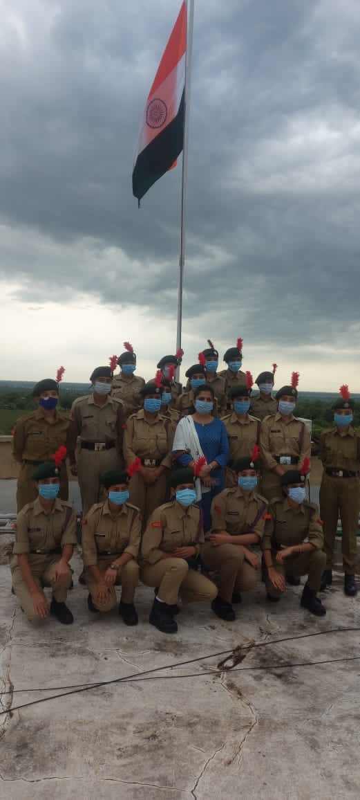 Flag hosting – India NCC