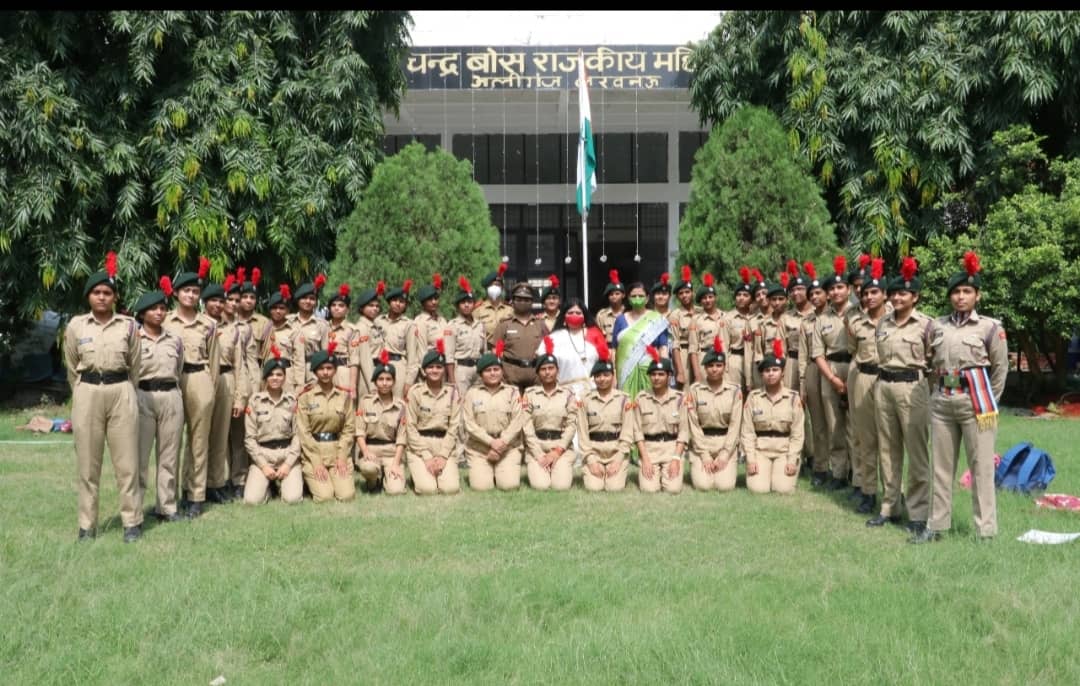 Celebrating 75th Independence Day at NSCB COLLEGE – India NCC