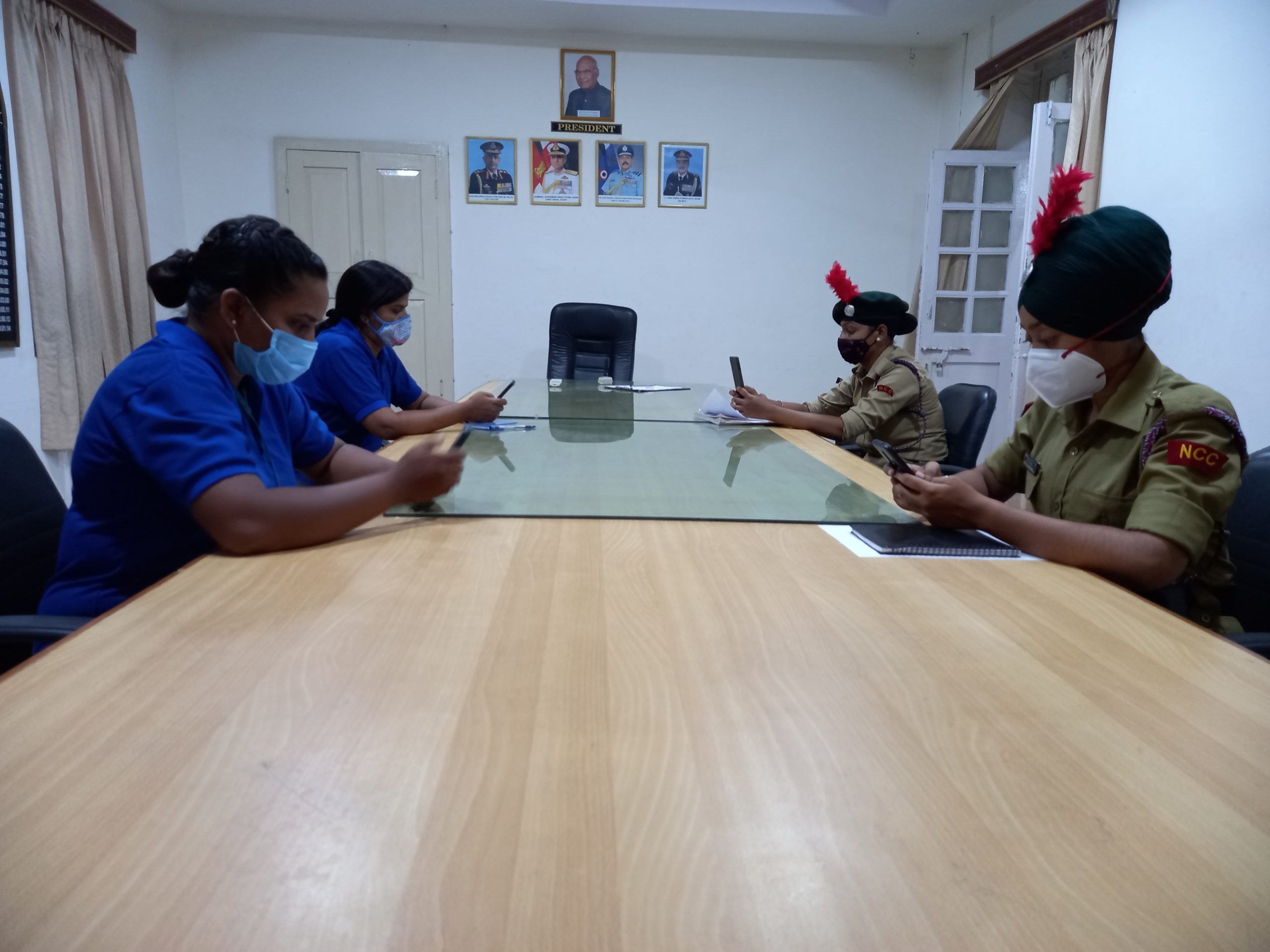 Meeting with ano – India NCC