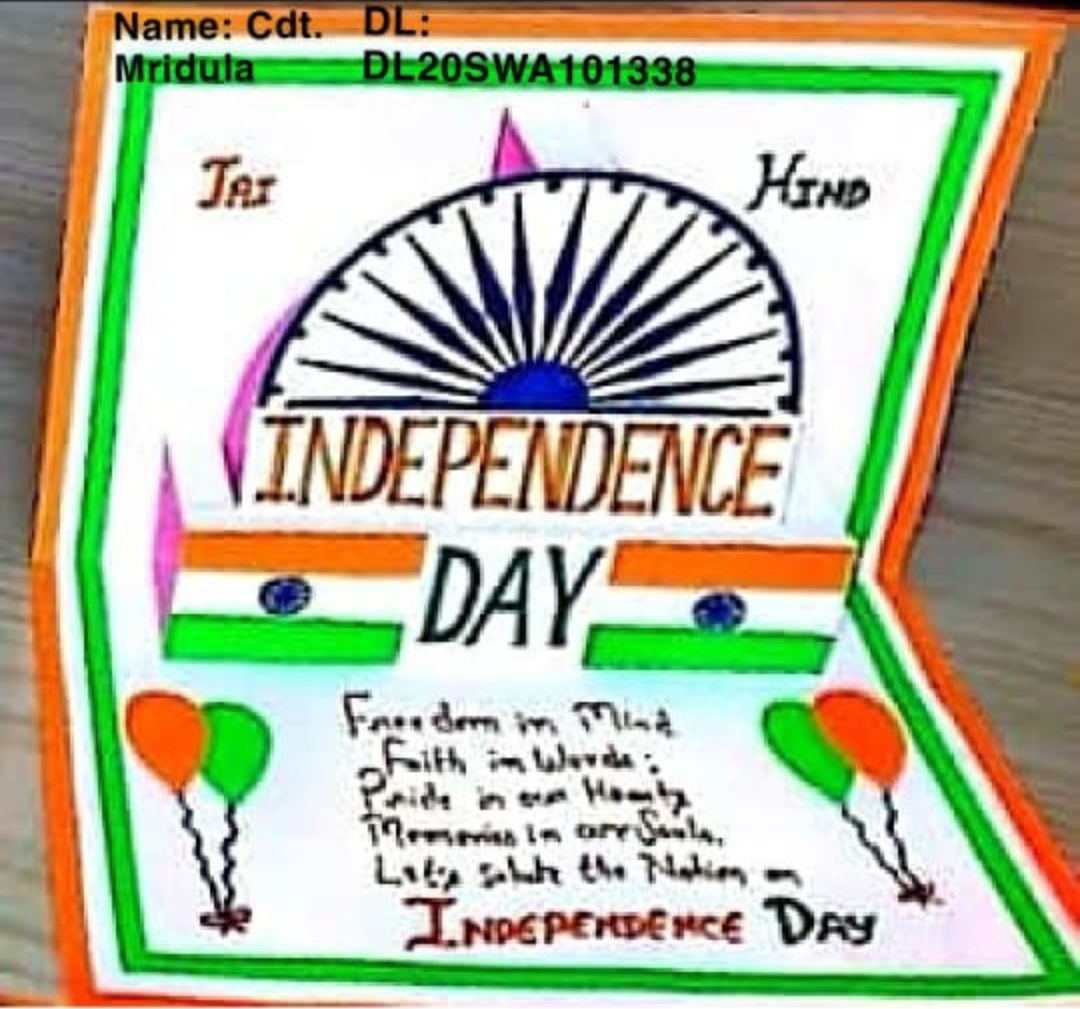 Greeting card competition – India NCC