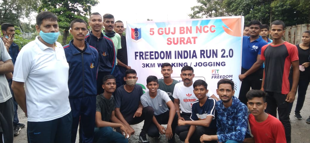 Freedom Indian run – India NCC