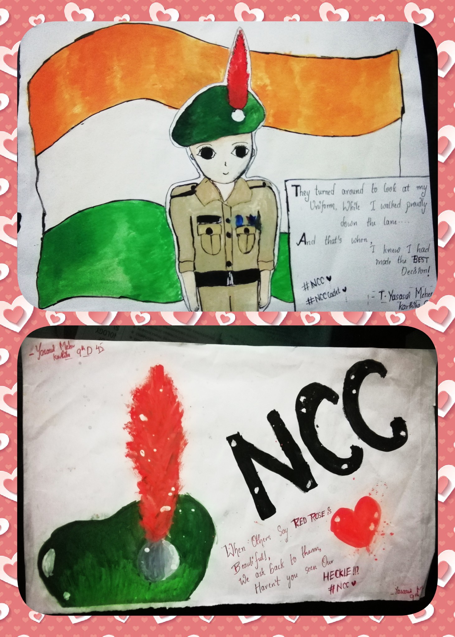 Love Towards NCC Through Art – India NCC
