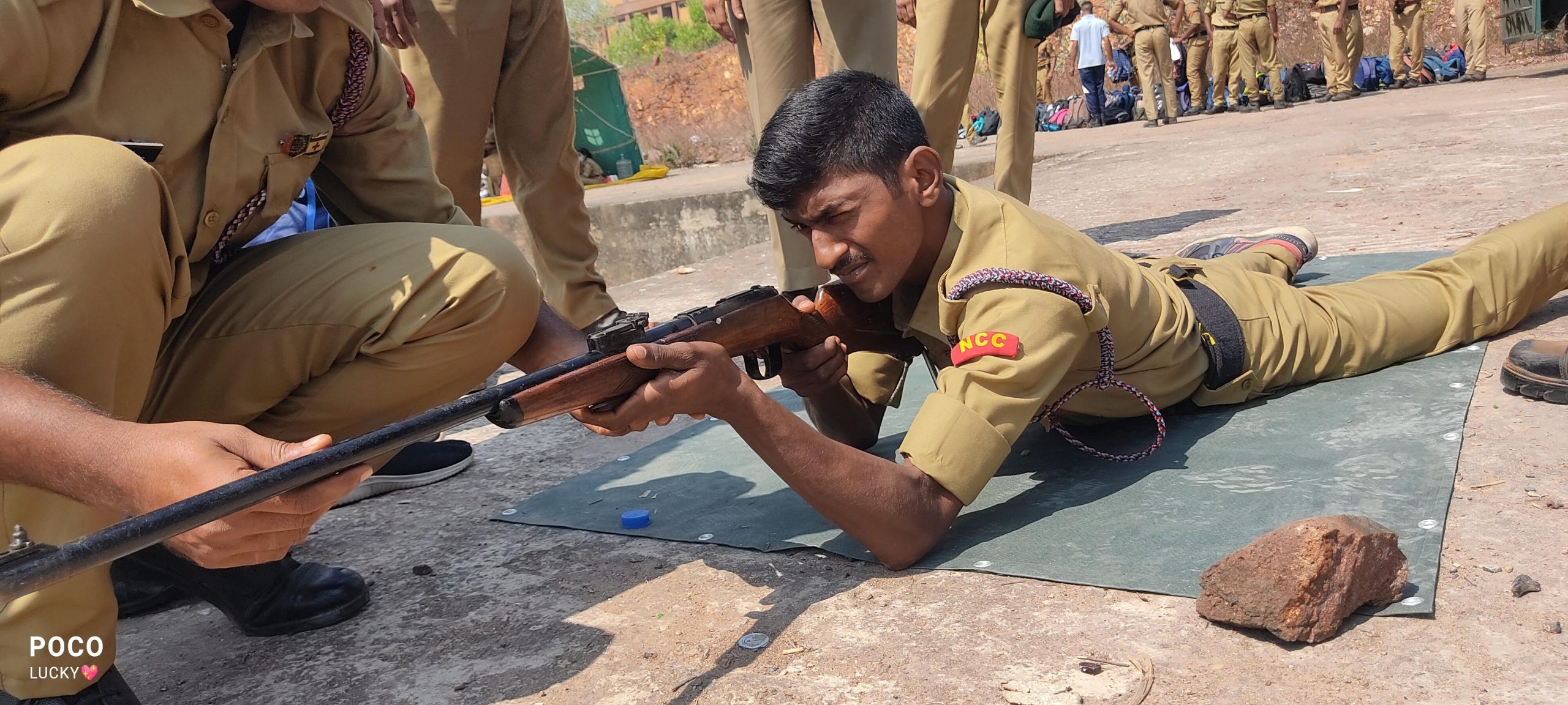 Camp firing – India NCC