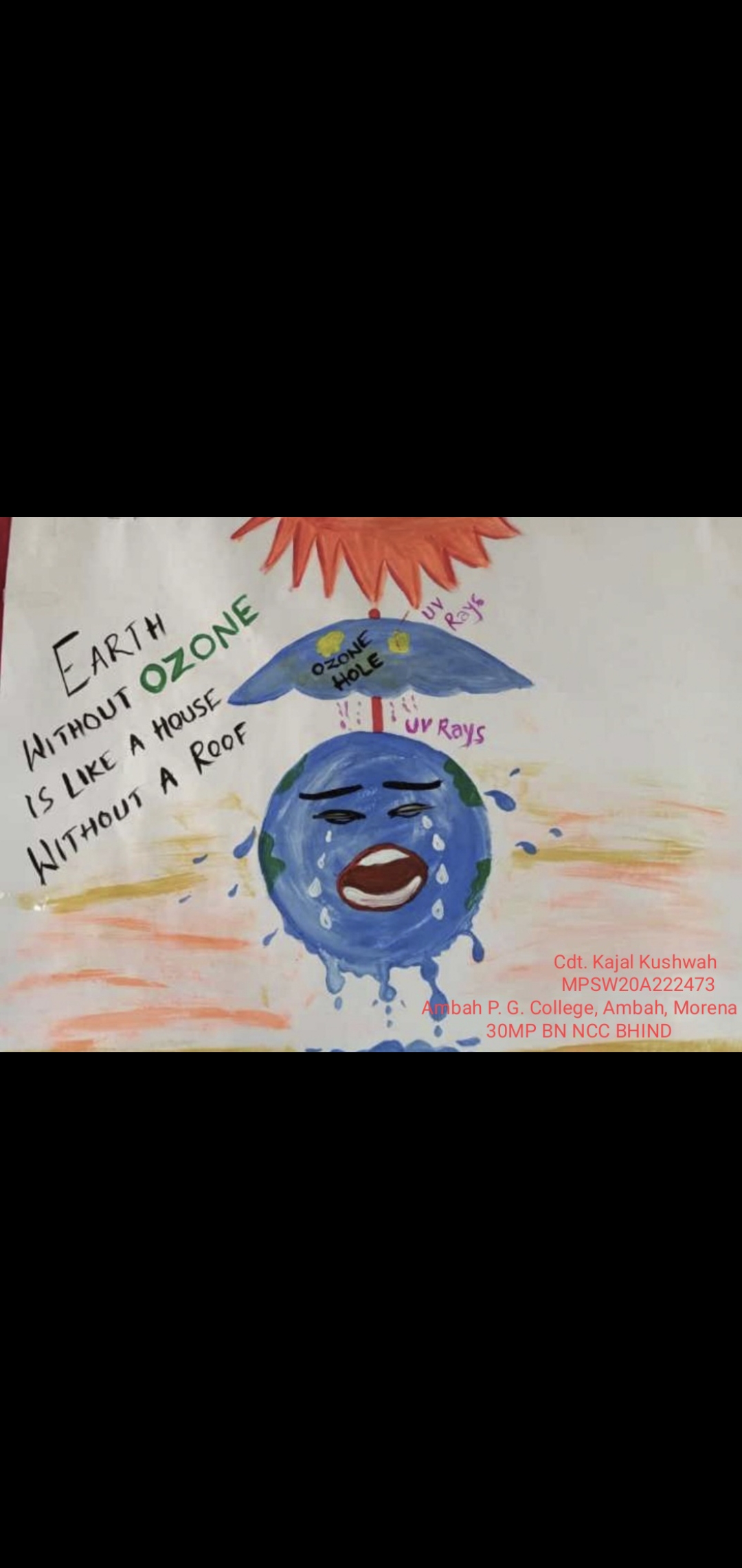 Earth without ozone – India NCC