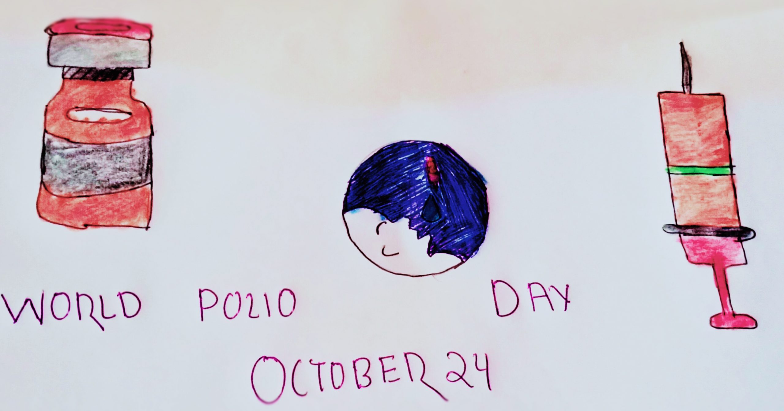 Poster on polio day – India NCC