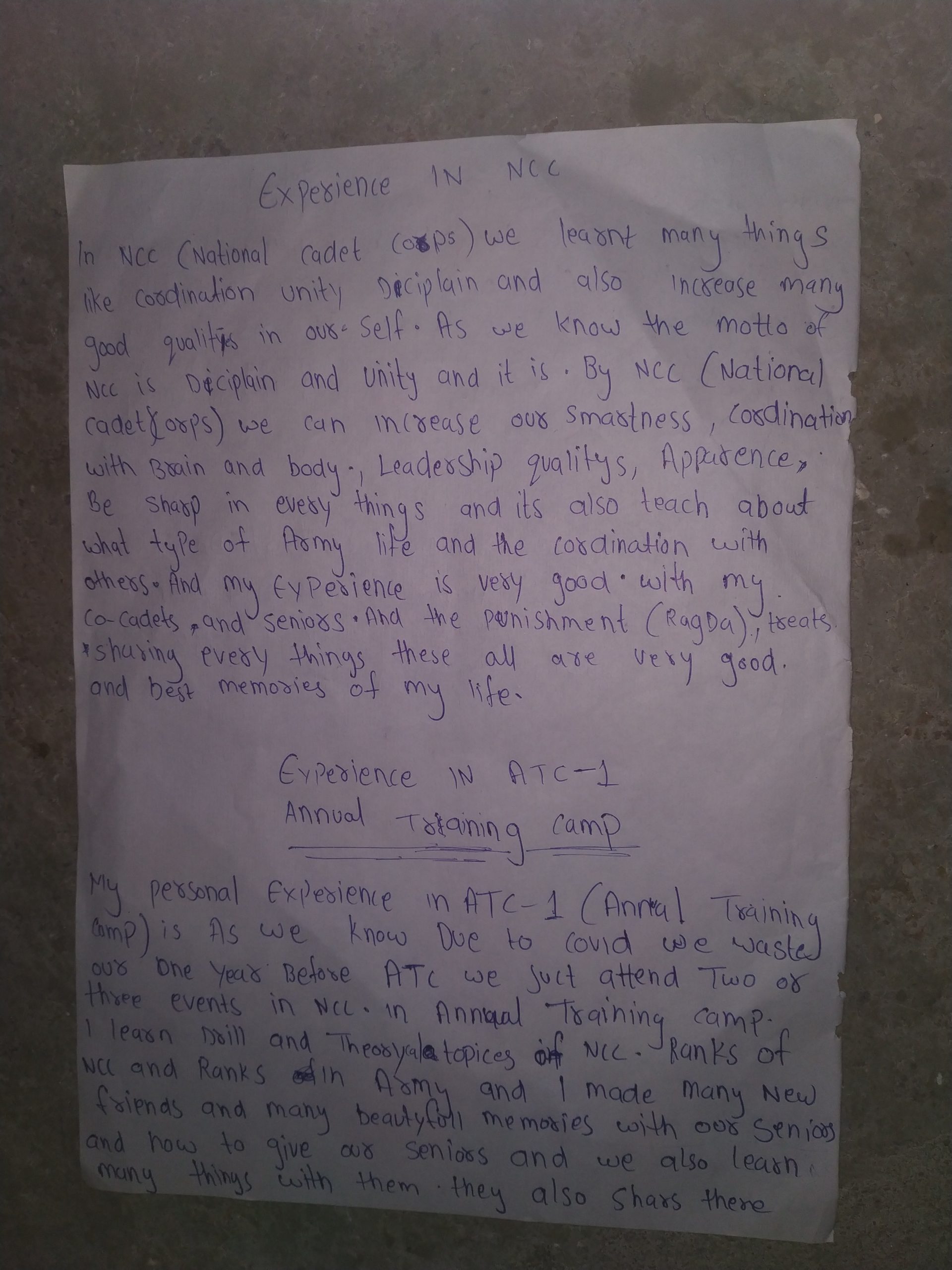 About ncc – India NCC