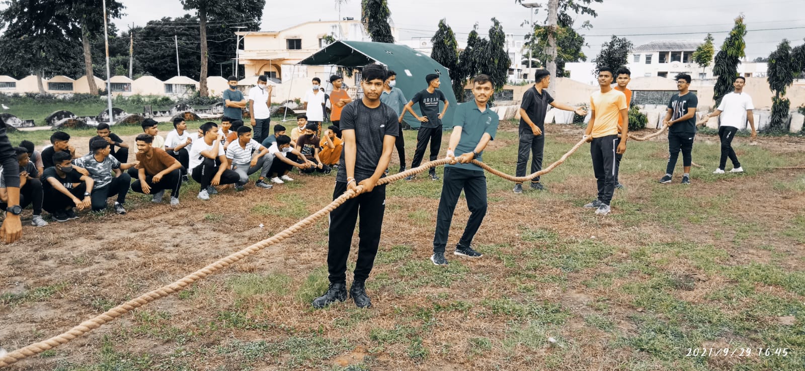 Pull the rope – India NCC