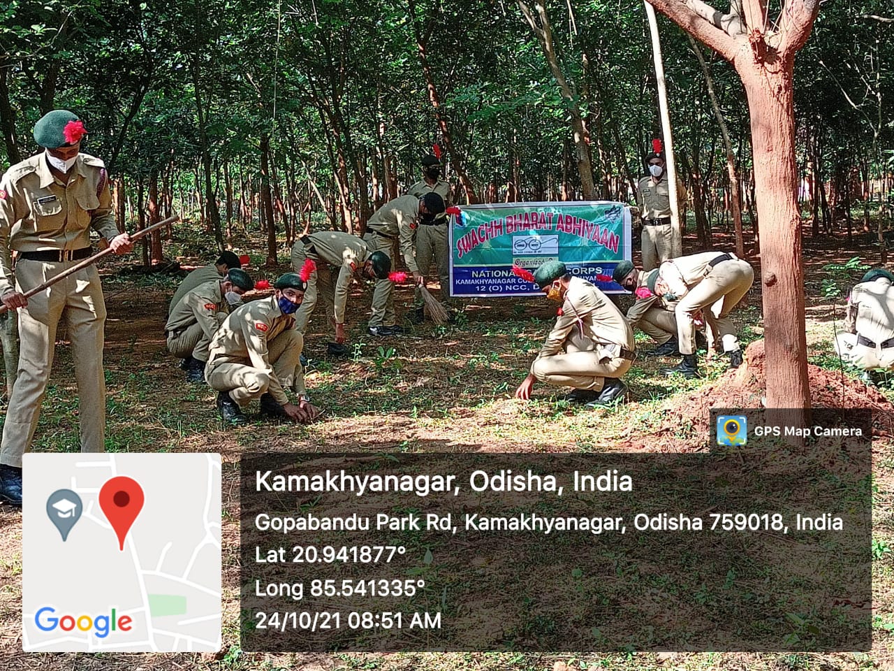 Clean India movement program – India NCC