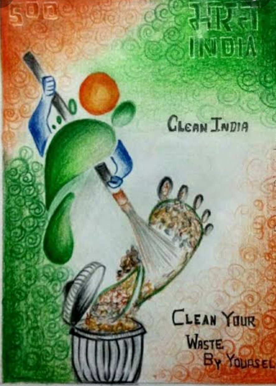 Clean and green India Poster – India NCC