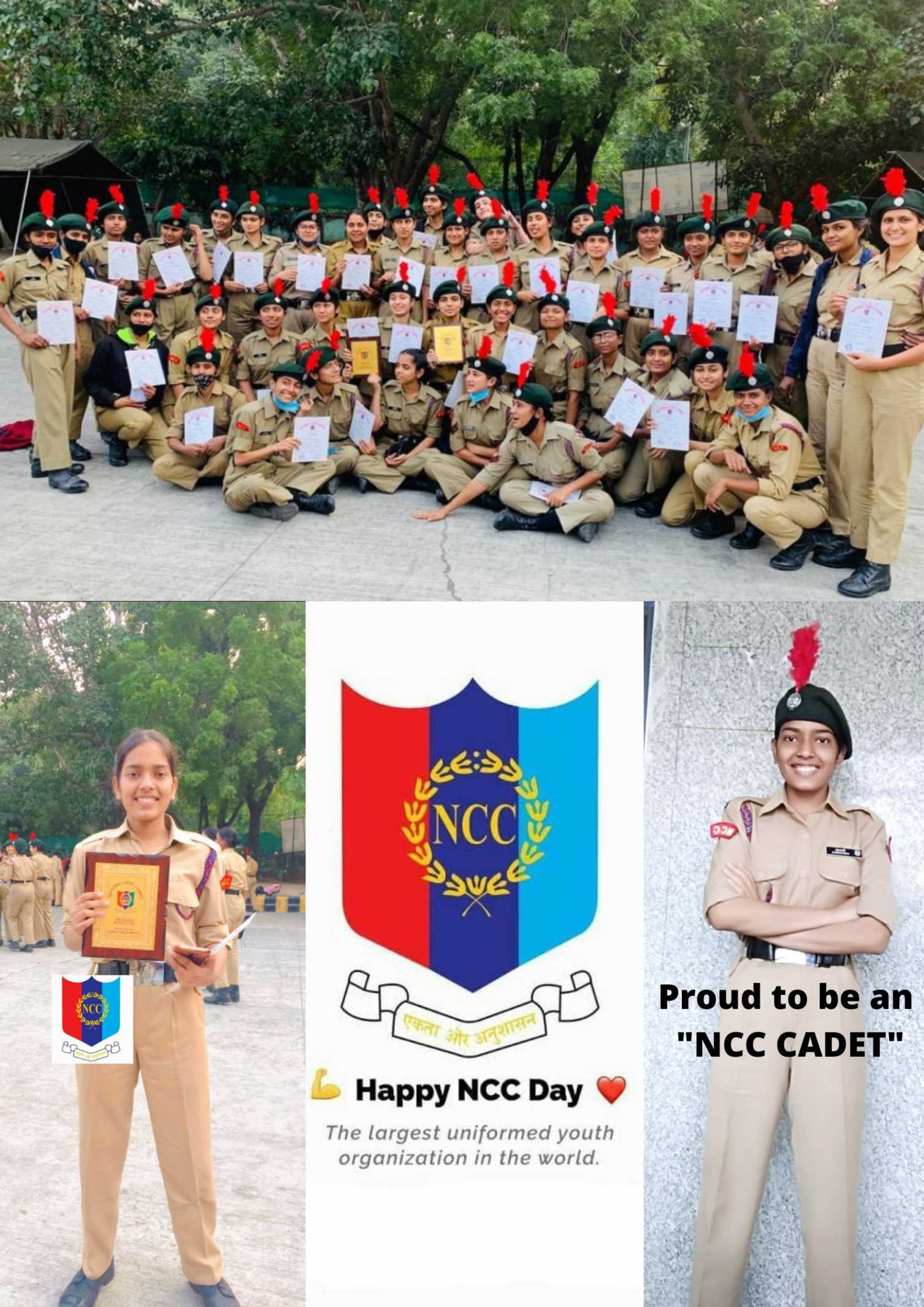 Poster on NCC DAY – India NCC