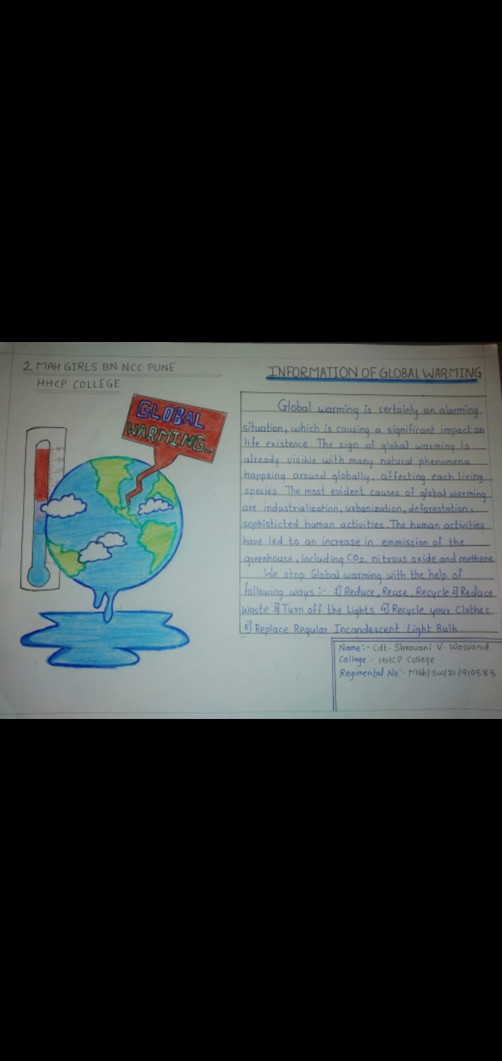 Information of Global Warming – India NCC