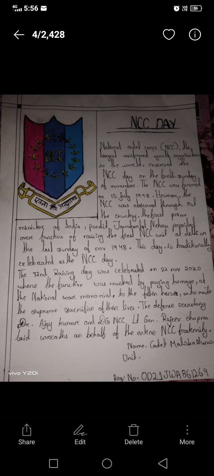 NCC day article – India NCC