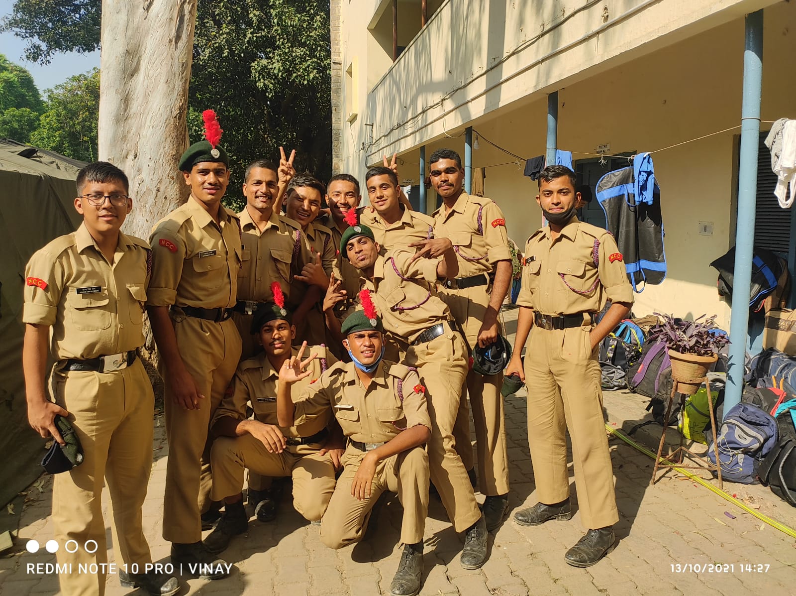 Weapon training – India NCC