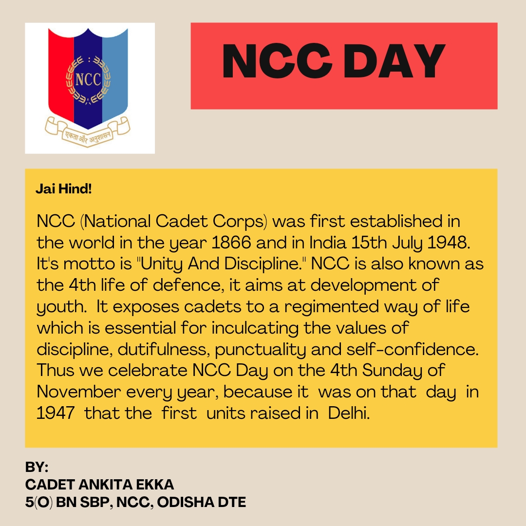 NCC Day – India NCC