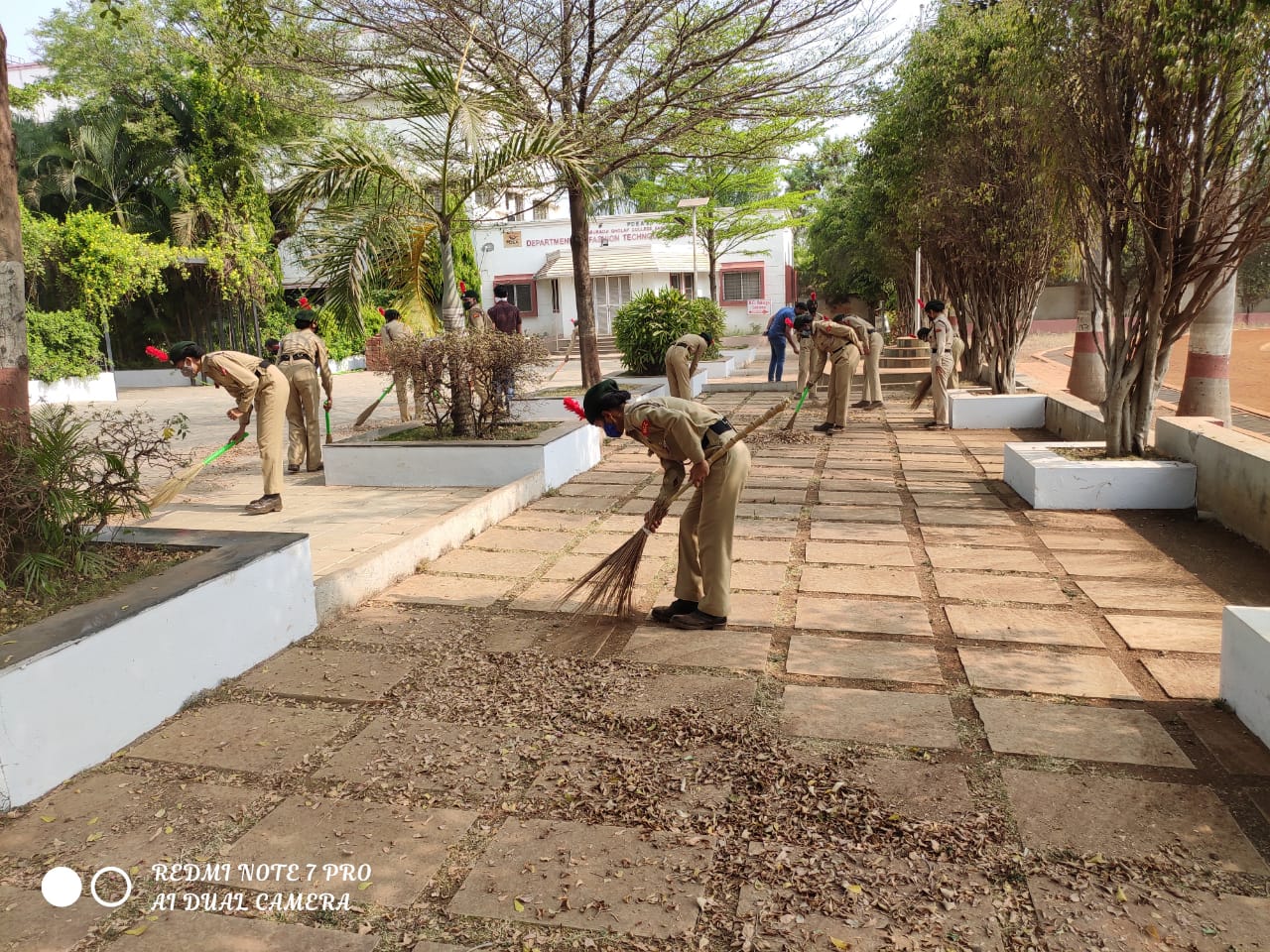 Cleaning awareness – India NCC