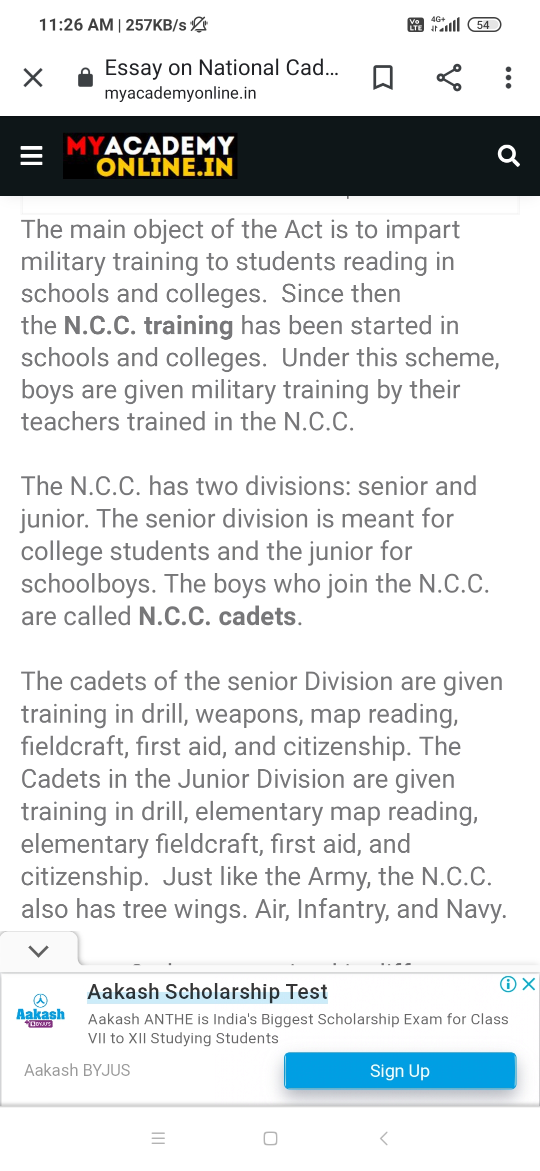 NCC day – India NCC