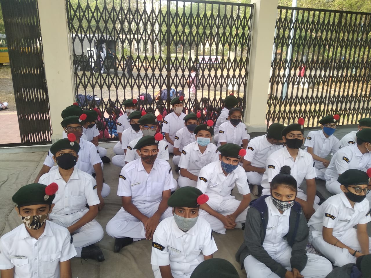 Gun firing training – India NCC