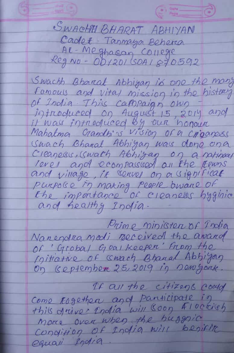 Swacha Bharat Abhiyan – India NCC