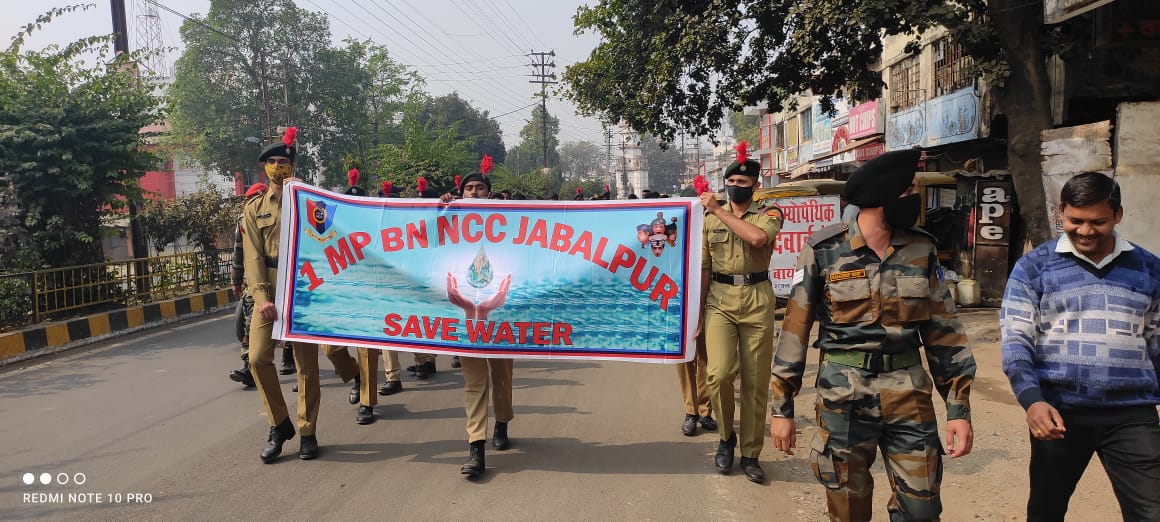 Save water – India NCC
